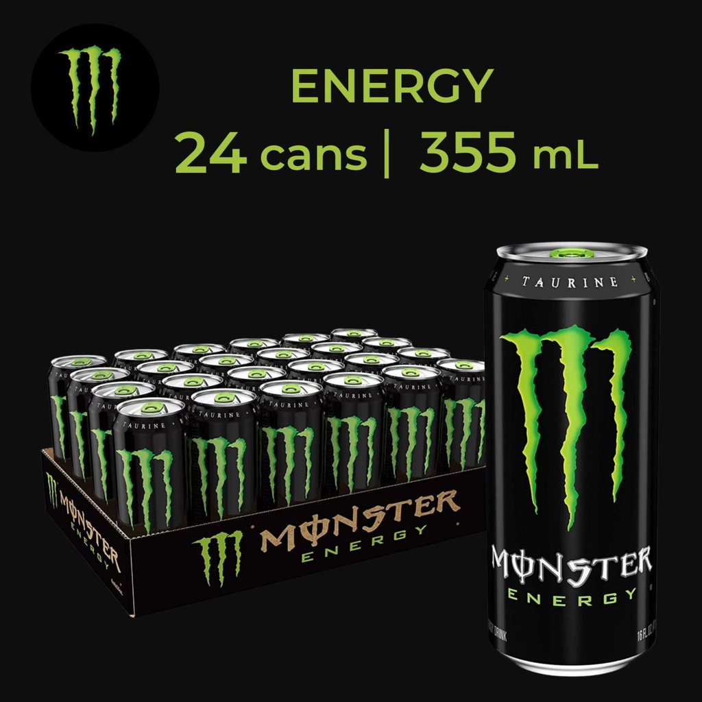 Monster Energy Green 355 ML X24 | Station Pro