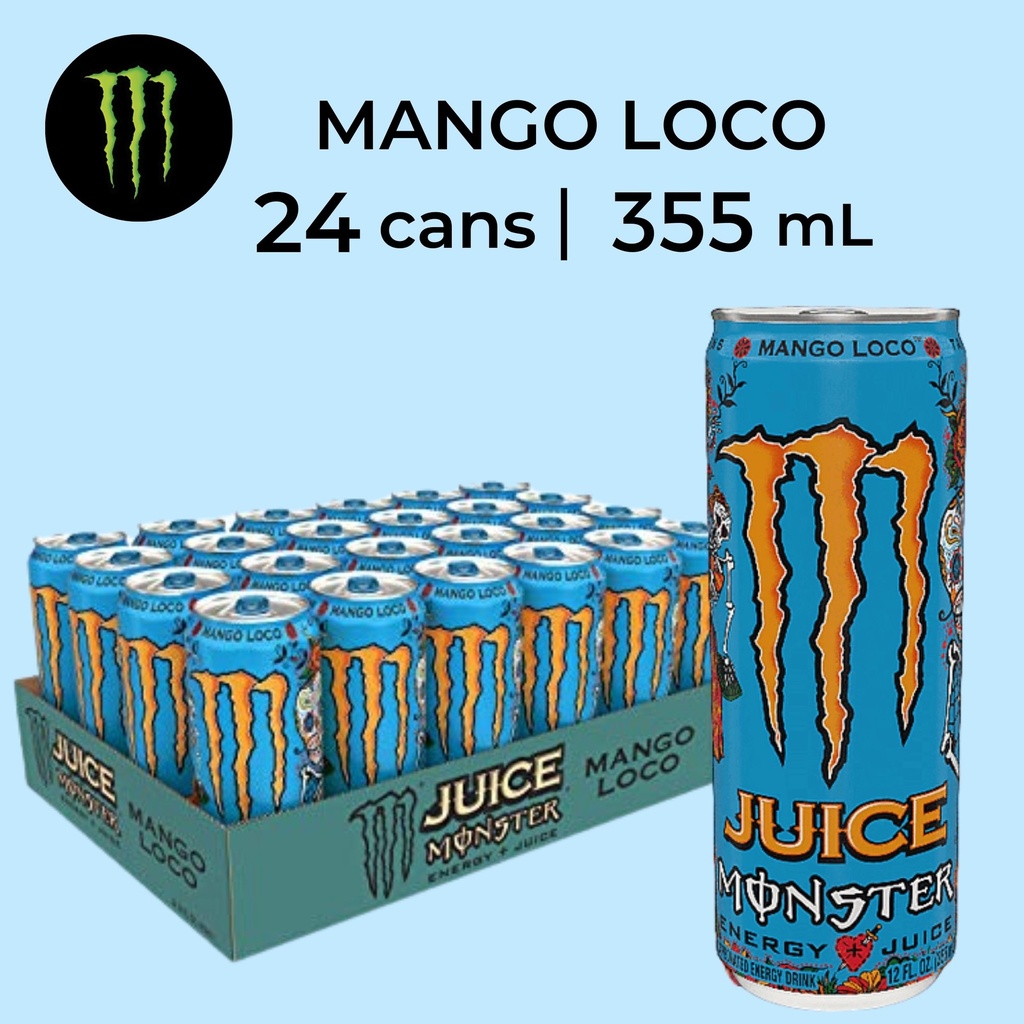 Monster Energy Mango Loco 355 ML X24 | Station Pro